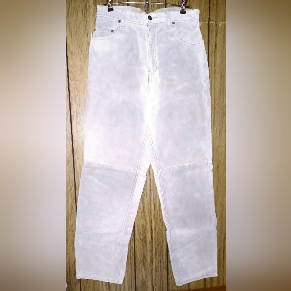 Vintage W &W Wash And Wear Suede Jeans - Gem